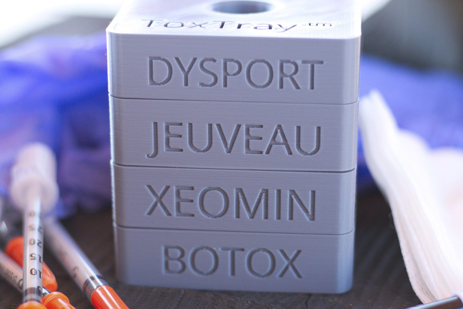 ToxTray Tower Spill Reducing Tray For Xeomin, Botox, Dysport, Jeuveau ...