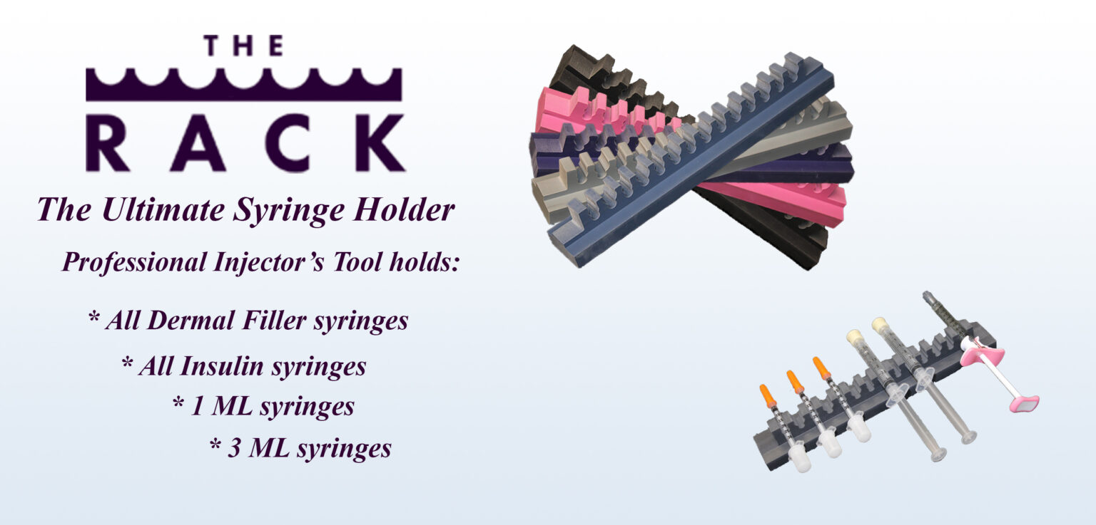 The Rack - The Ultimate Syringe Holder in Pink - Aesthetic Record ...