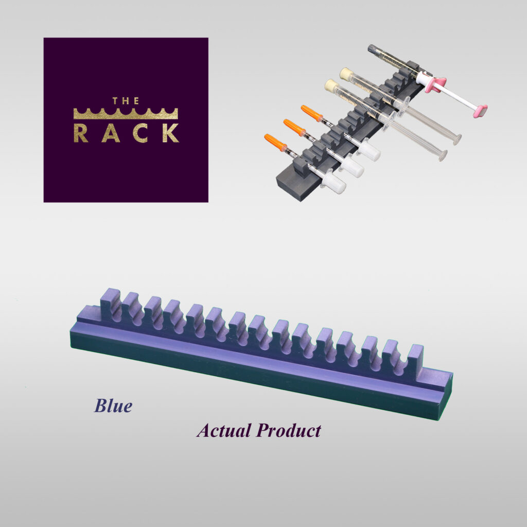 The Rack - The Ultimate Syringe Holder in Blue - Aesthetic Record ...